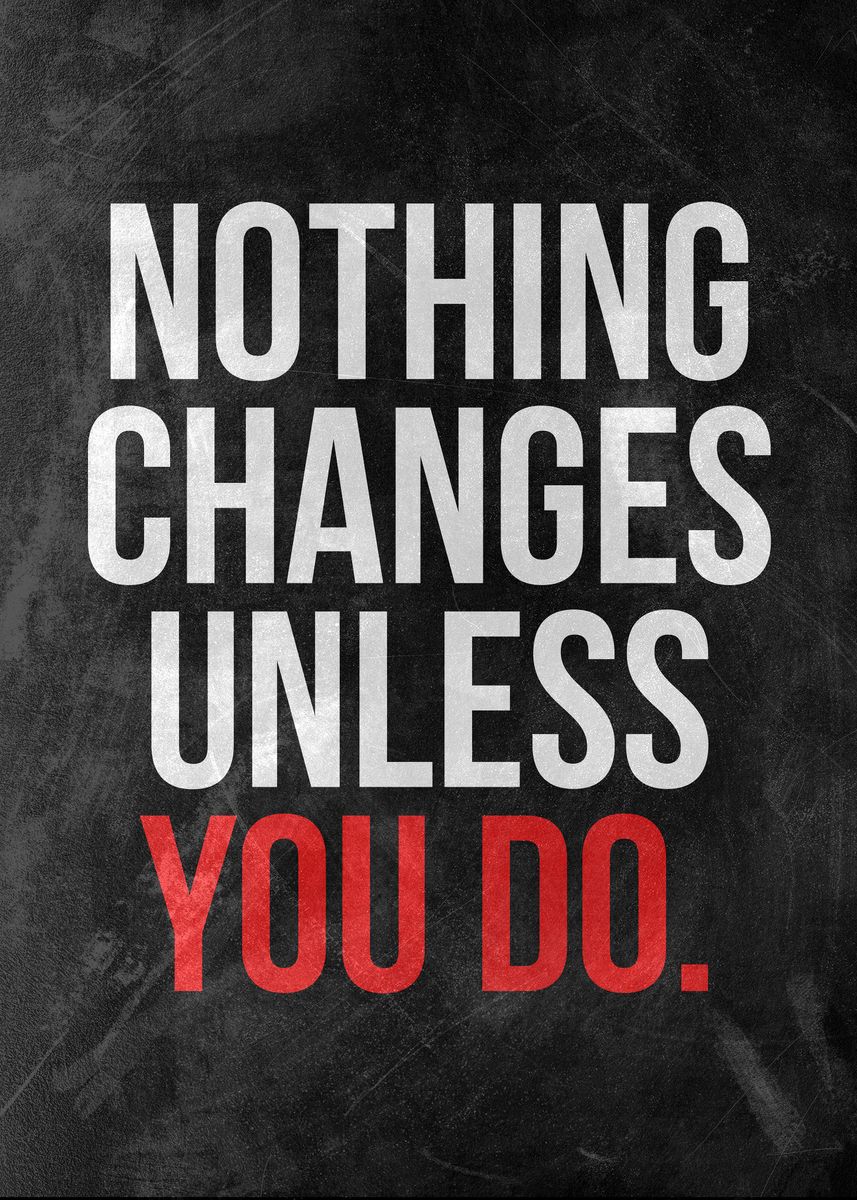 'Do it motivational quote' Poster, picture, metal print, paint by Kitty ...