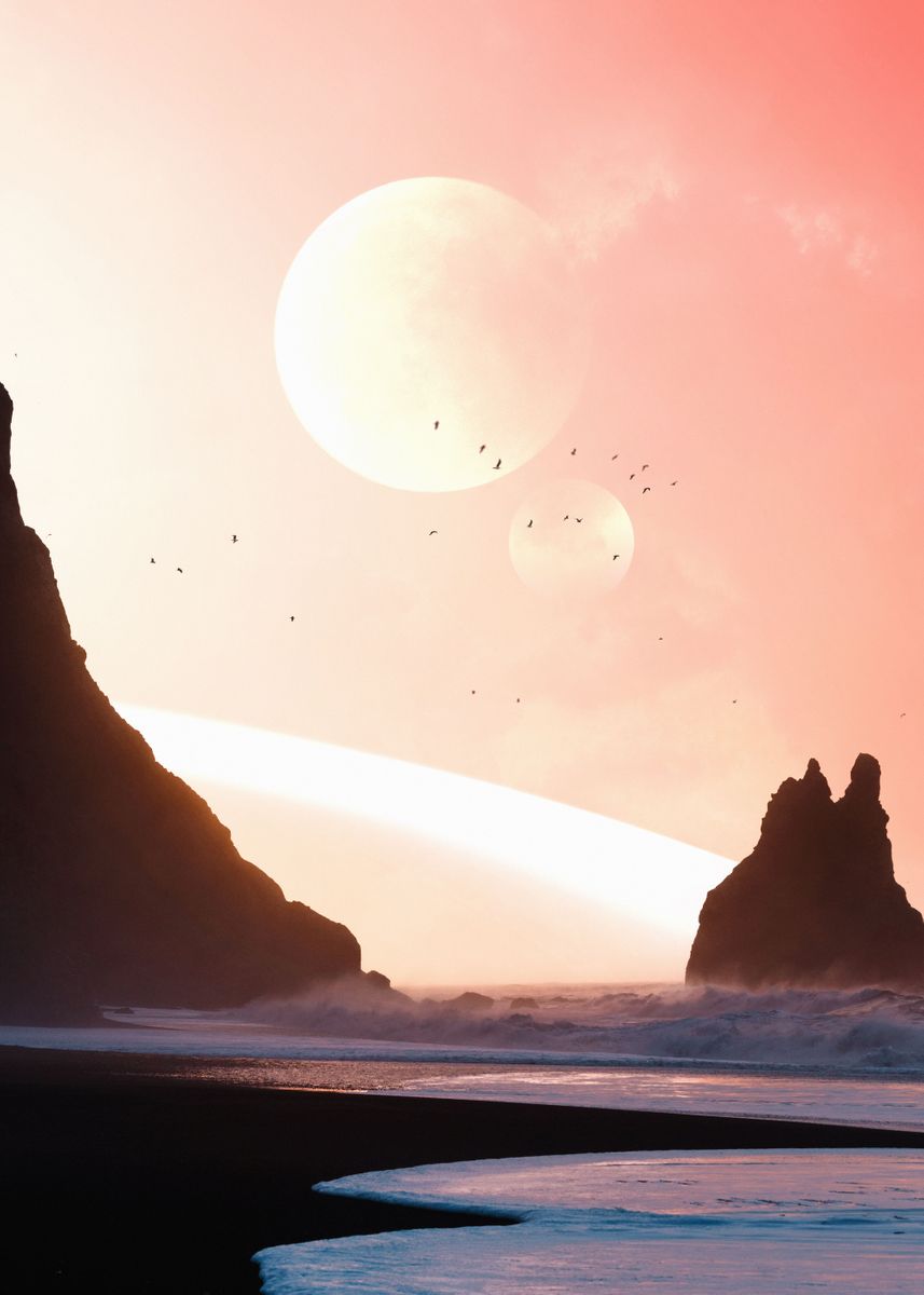 'Of the two suns' Poster by Joel Mellström | Displate