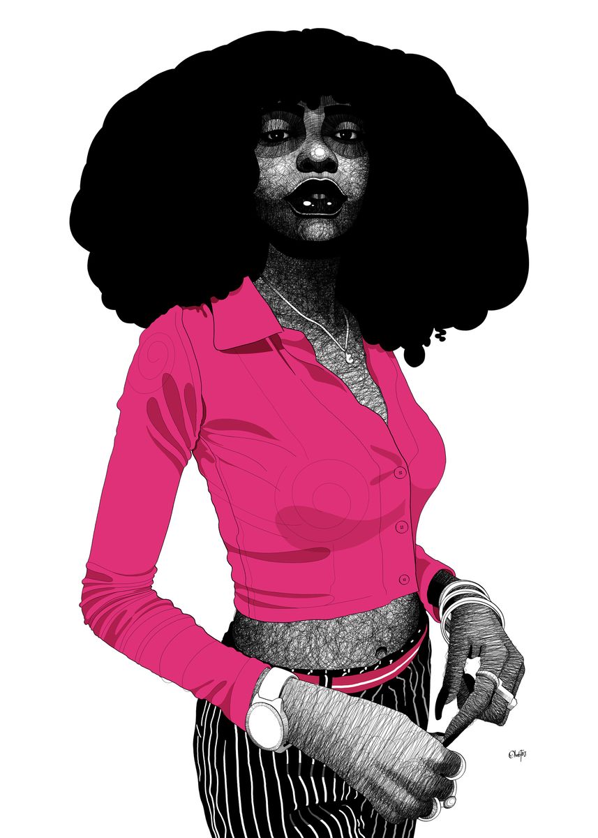 'The Blacker The Berry' Poster by TBJ Ohab | Displate