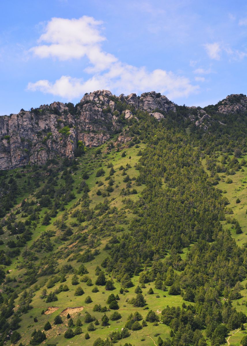 'Zomin mountains spring' Poster by VAHOB FOZILOV | Displate