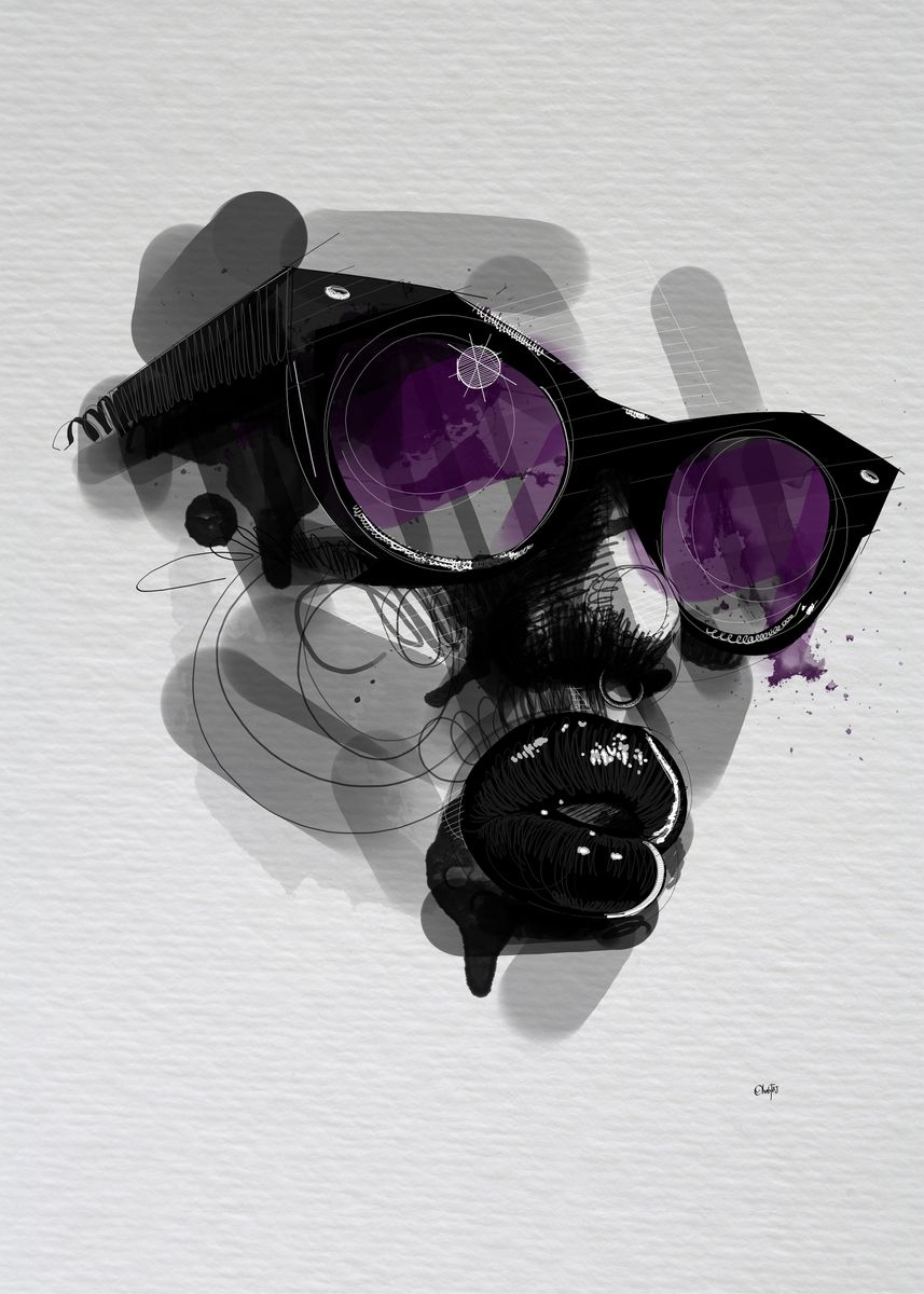 'Shalewa' Poster, picture, metal print, paint by TBJ Ohab | Displate