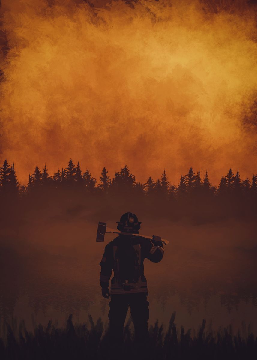 'Fire' Poster by AndrejZT | Displate