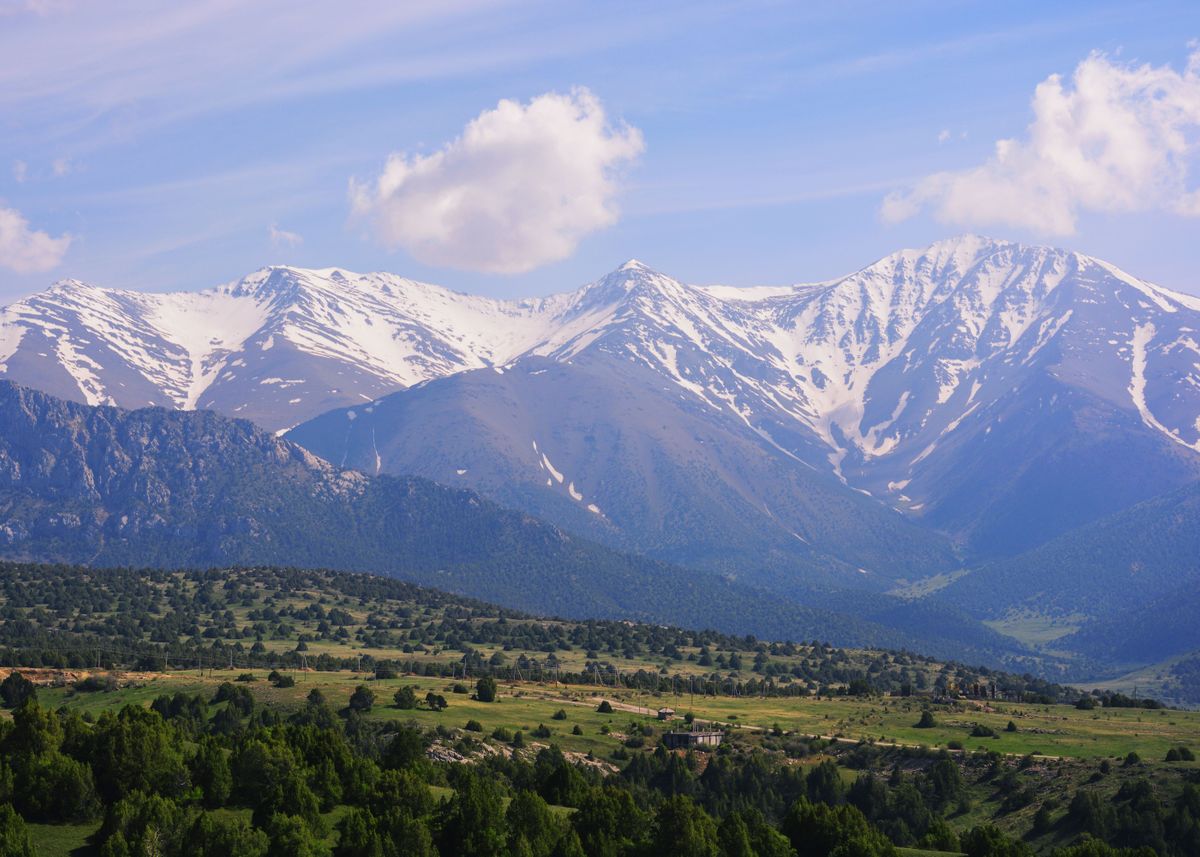 'Zomin mountains' Poster by VAHOB FOZILOV | Displate