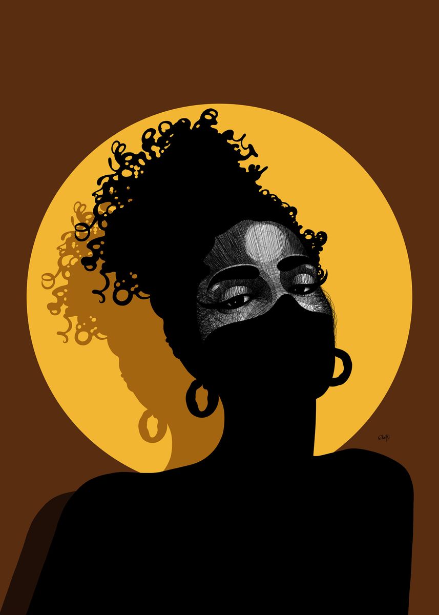 'Nwa Mazi Okoye' Poster, picture, metal print, paint by TBJ Ohab | Displate