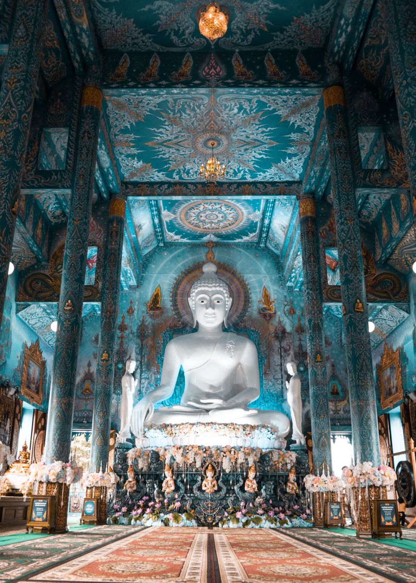 'Blue Buddha' Poster by Nicolas Pardoel | Displate