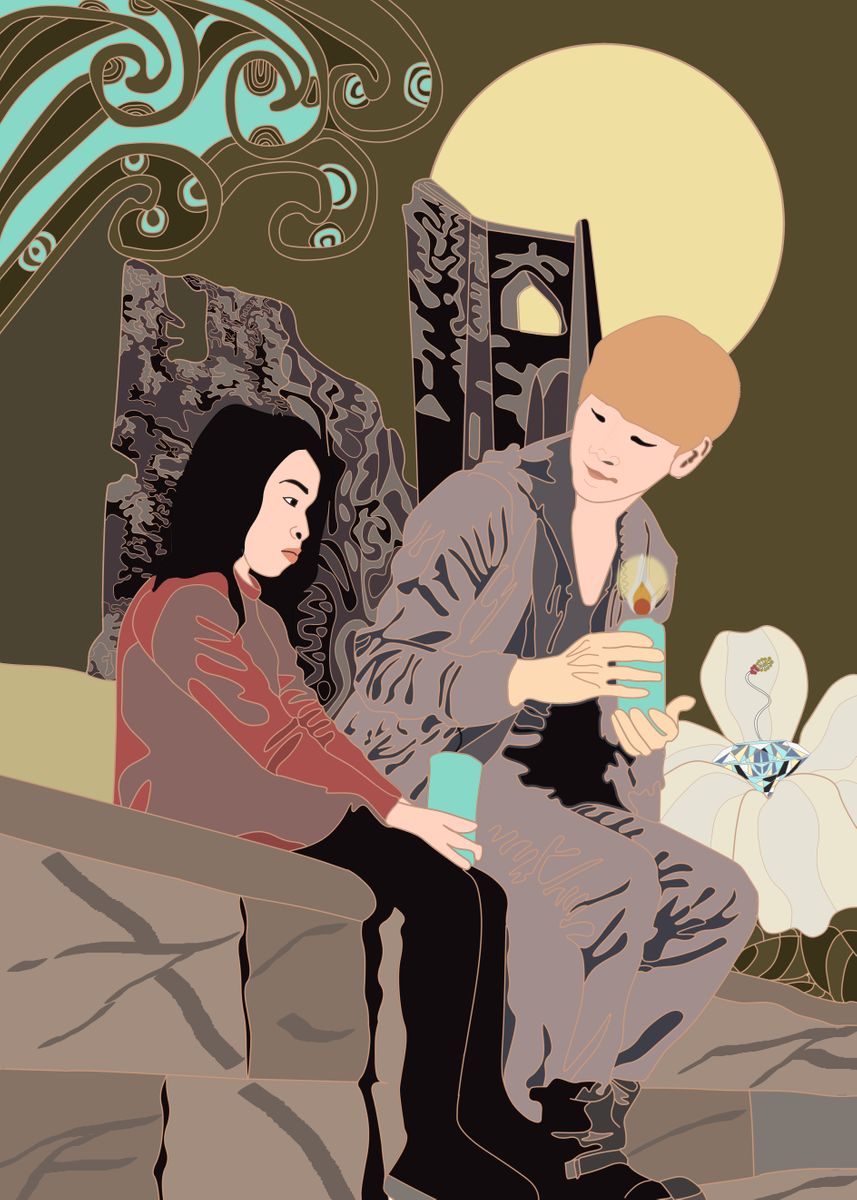 'Key of Hope' Poster, picture, metal print, paint by Ibi Akanda | Displate