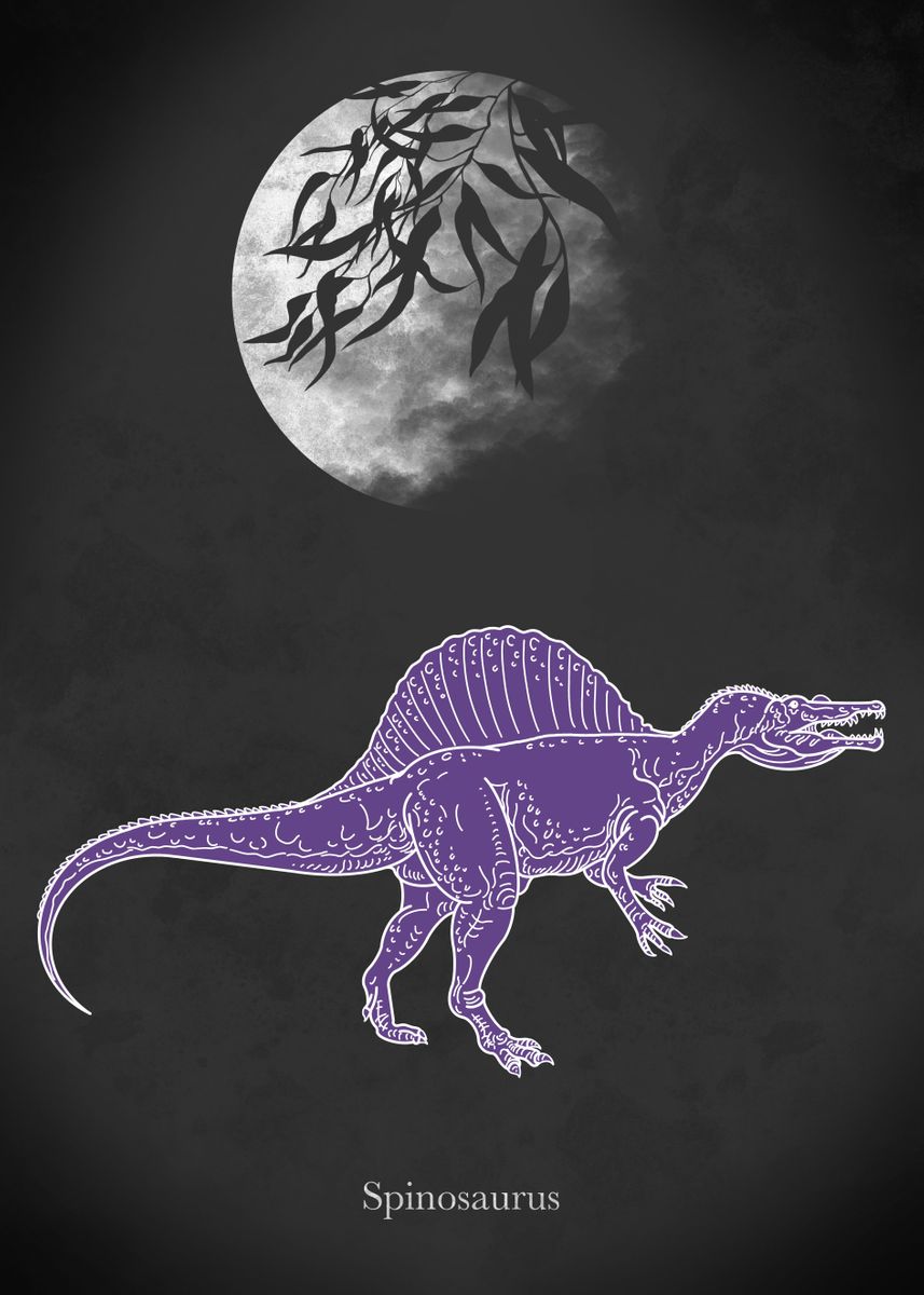 'Spinosaurus Dinosaur ' Poster, picture, metal print, paint by Aiden ...