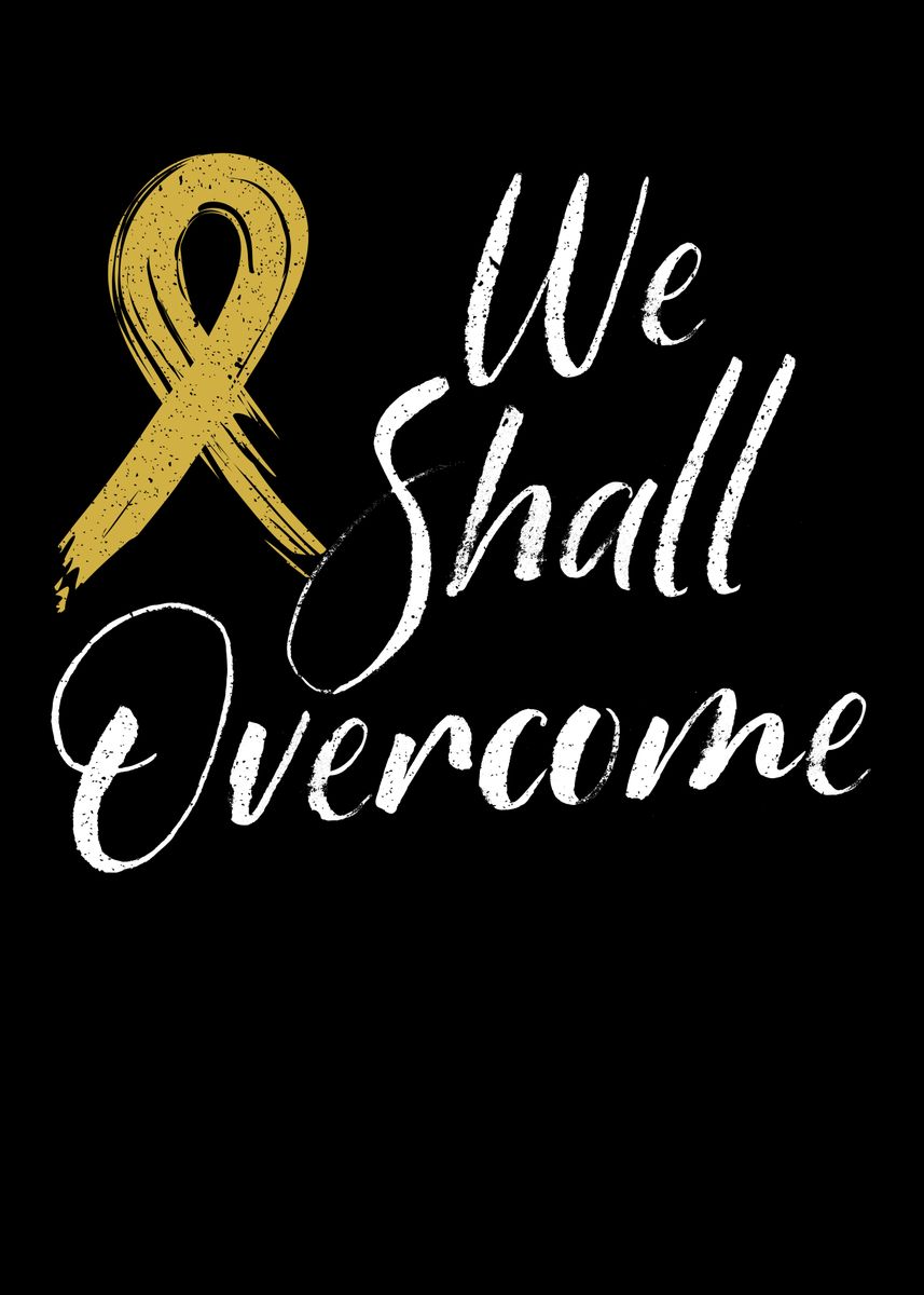 'We Shall Overcome' Poster, picture, metal print, paint by NAO | Displate