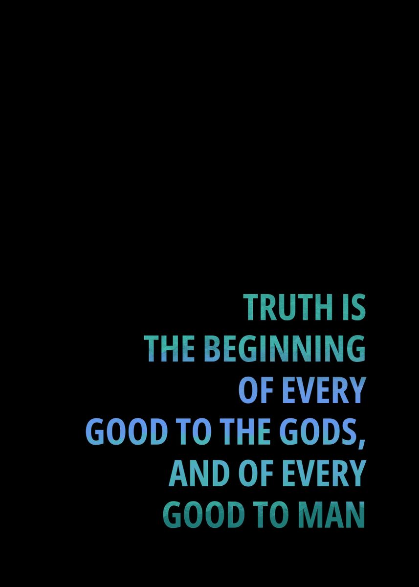 'The Truth' Poster by Mr Penguin | Displate