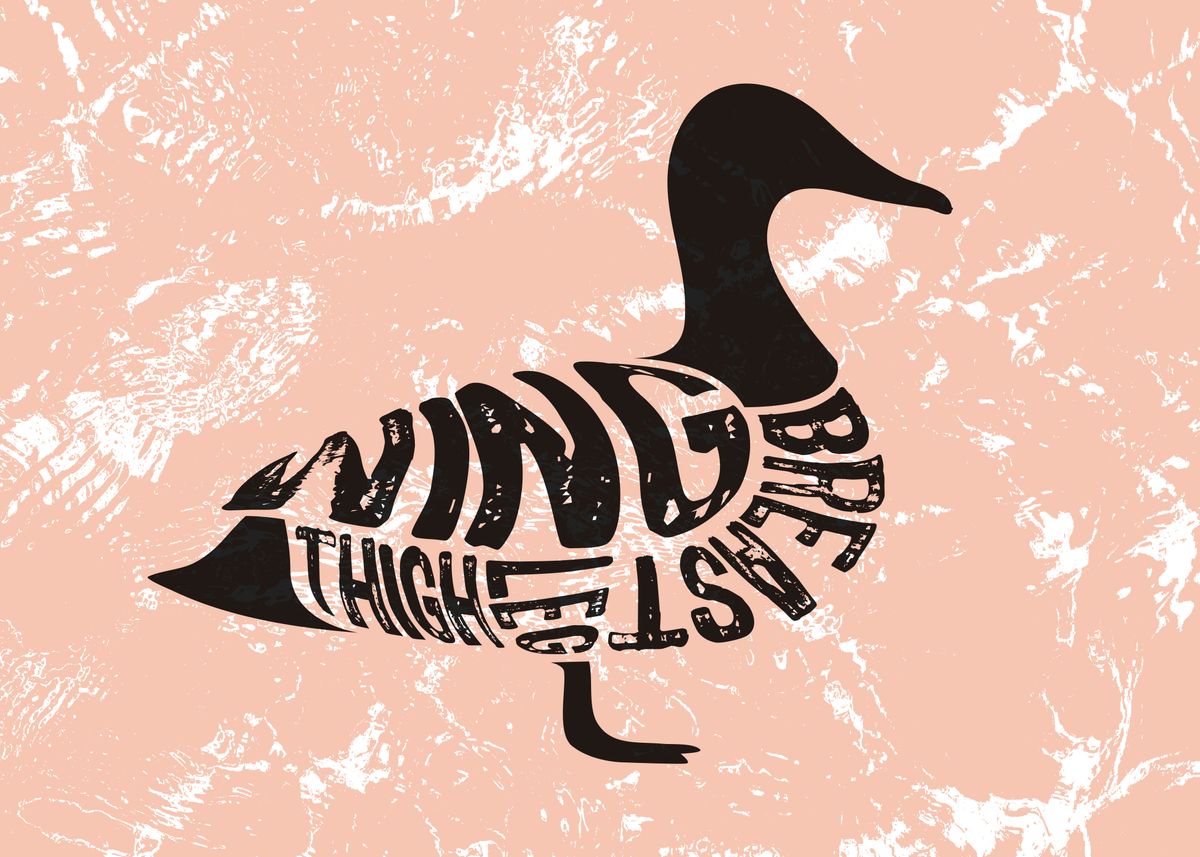 'Duck Cuts' Poster by Dale Broman | Displate