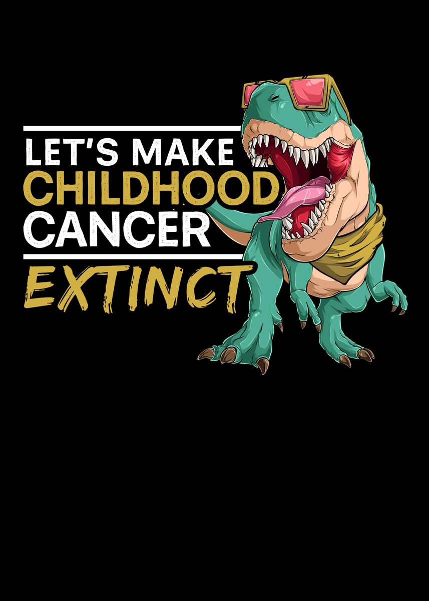 'Childhood Cancer Awareness' Poster, picture, metal print, paint by NAO ...