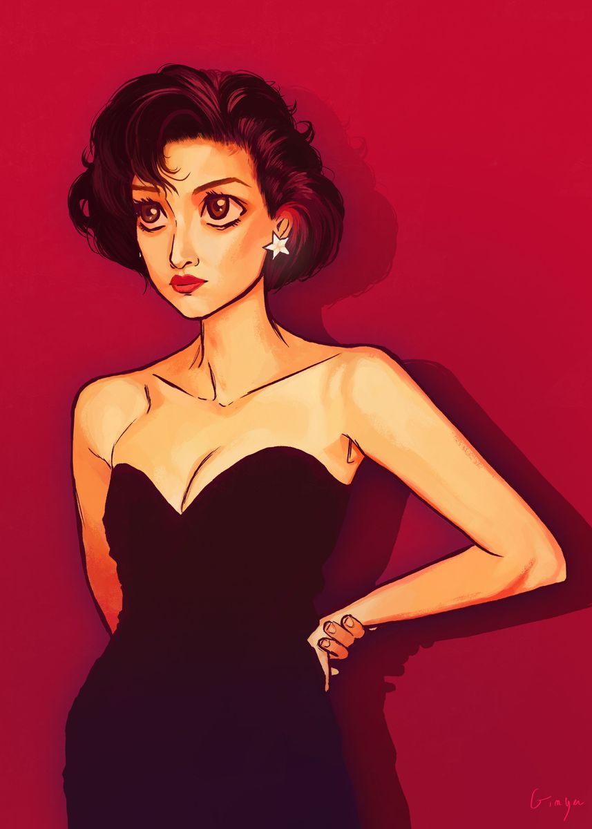 'Winona' Poster, picture, metal print, paint by Santallia | Displate