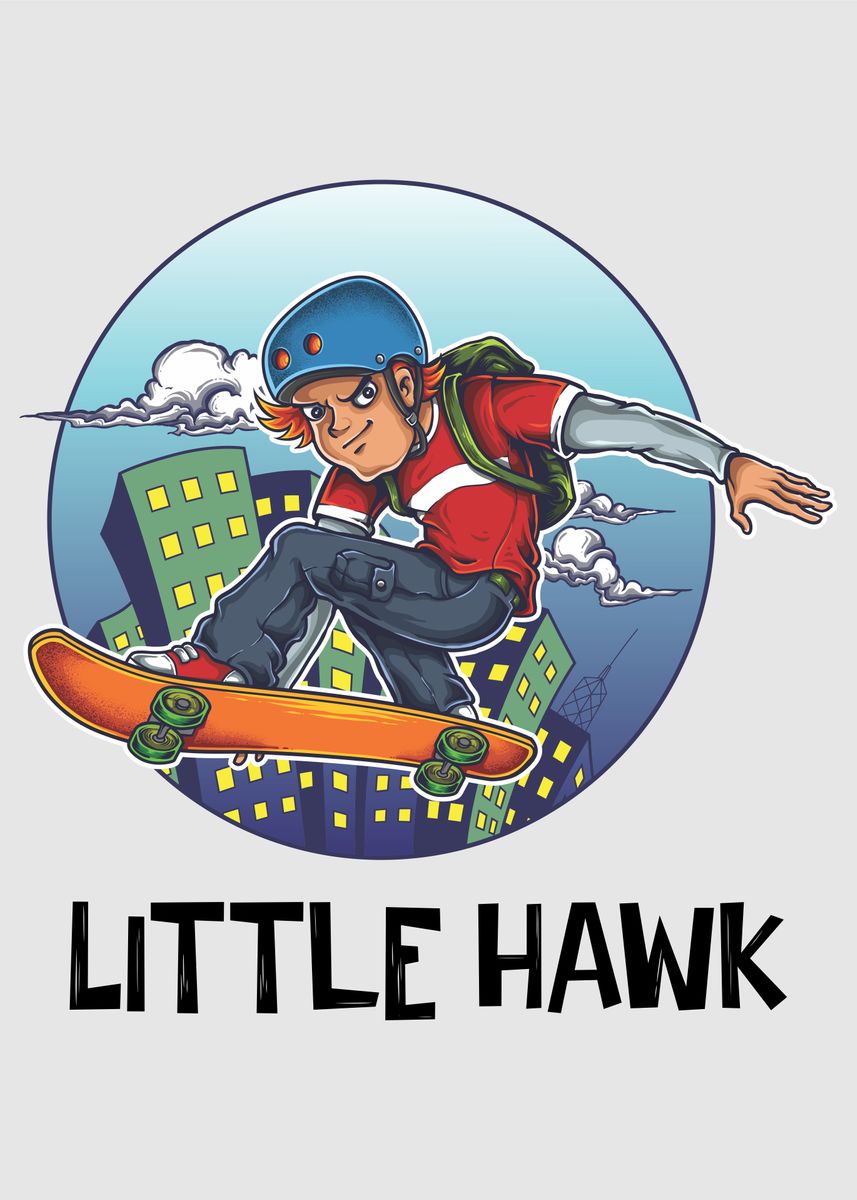 'Little Hawk' Poster, picture, metal print, paint by Staine Lannister ...