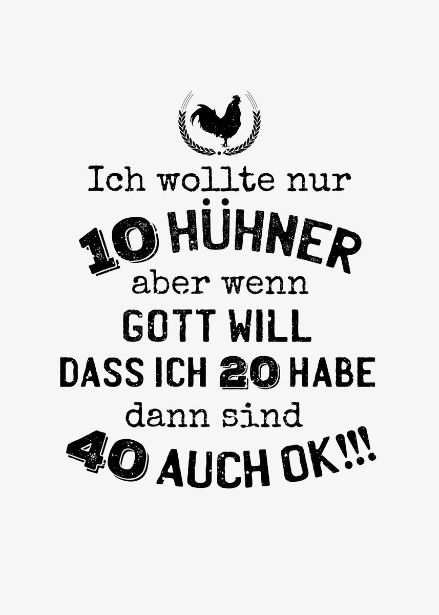 'Chicken Crew' Poster by Hoodywoody | Displate