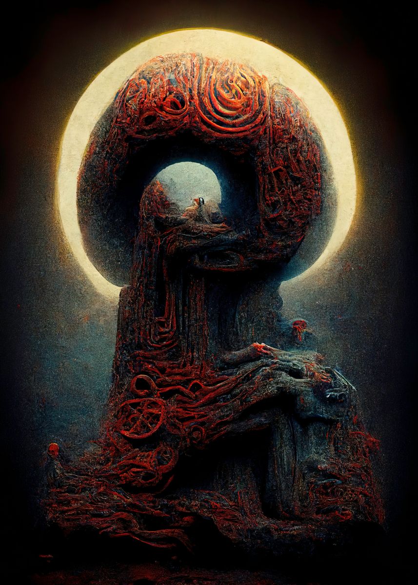 'Ancient Blood Offering' Poster, picture, metal print, paint by Seiðr ...