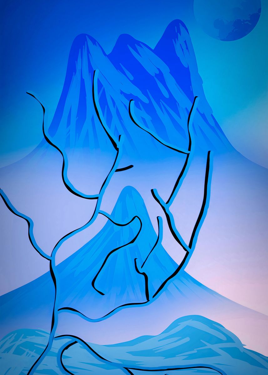 'Abstract Fantasy Drawing' Poster, picture, metal print, paint by ...