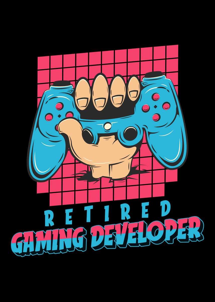 'Gaming Video Games Gamer' Poster, picture, metal print, paint by ...