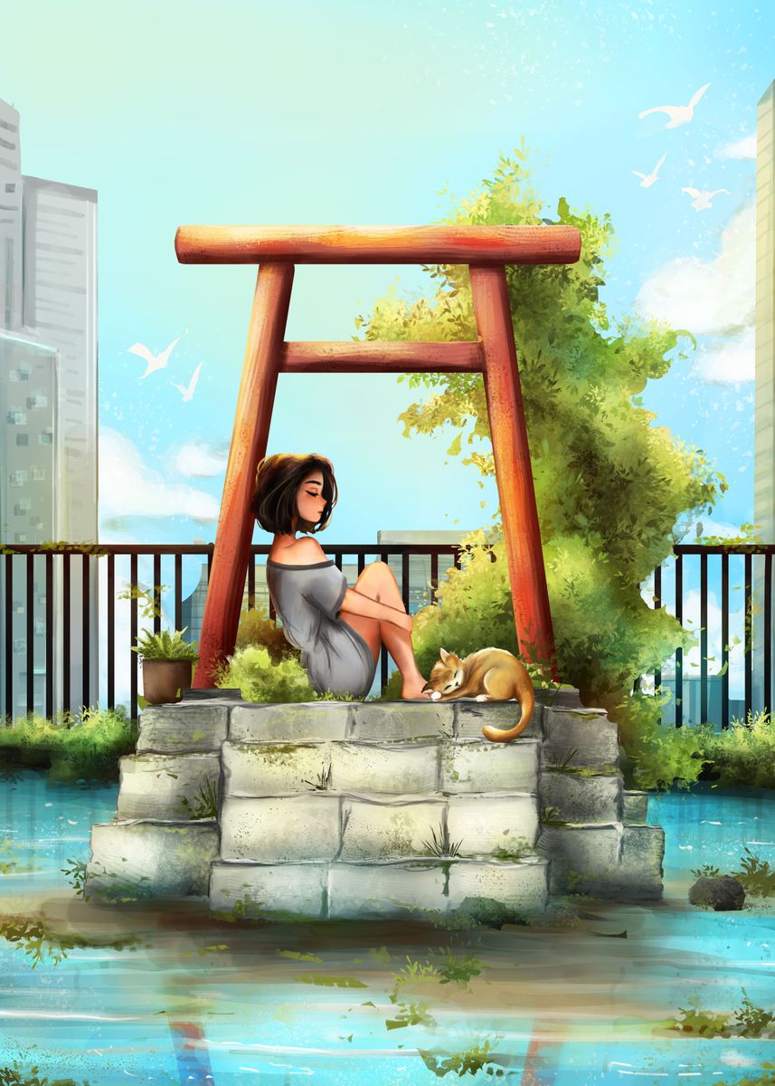 'Gate' Poster by Storm | Displate