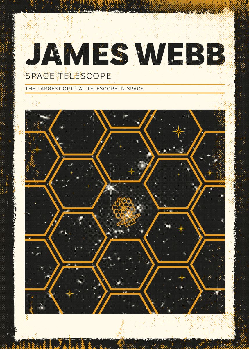 'James Webb Deep Space' Poster, picture, metal print, paint by NASA ...
