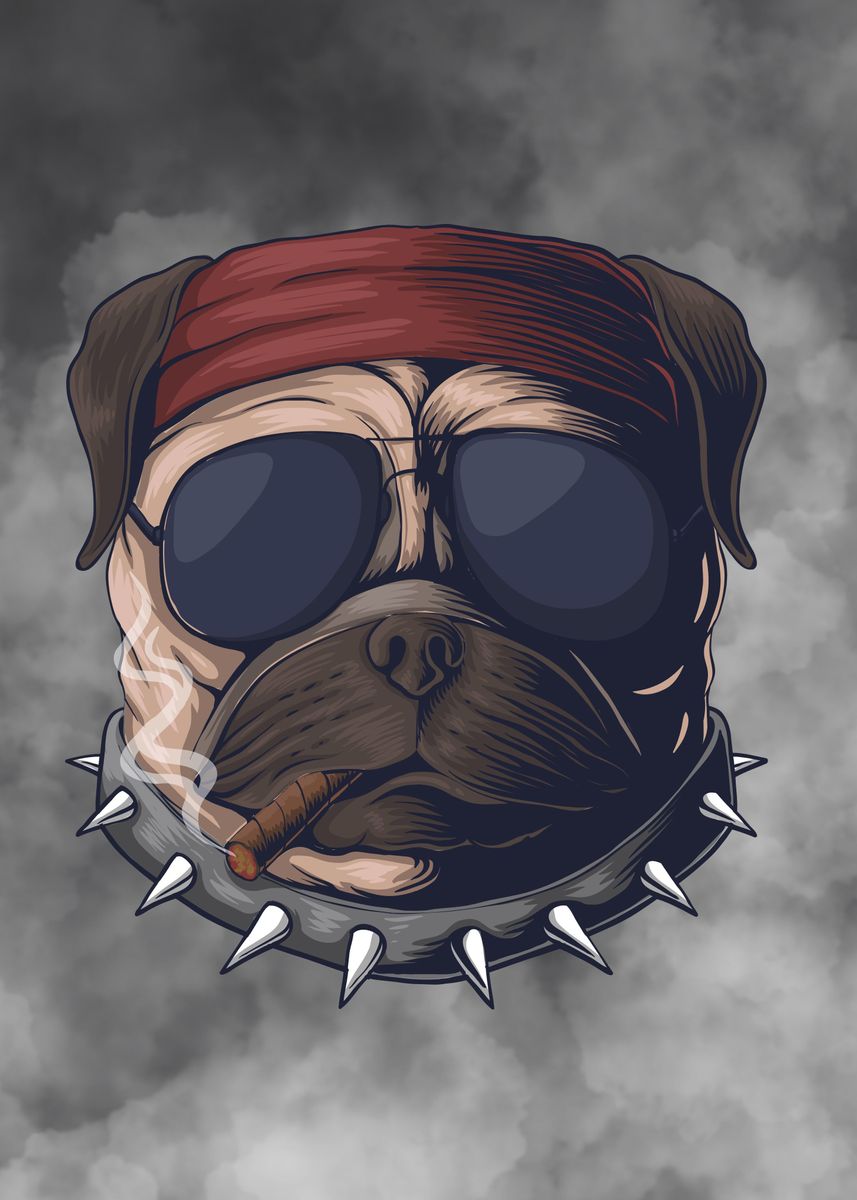 'Gangsta Dawg' Poster by pearshapedboss | Displate