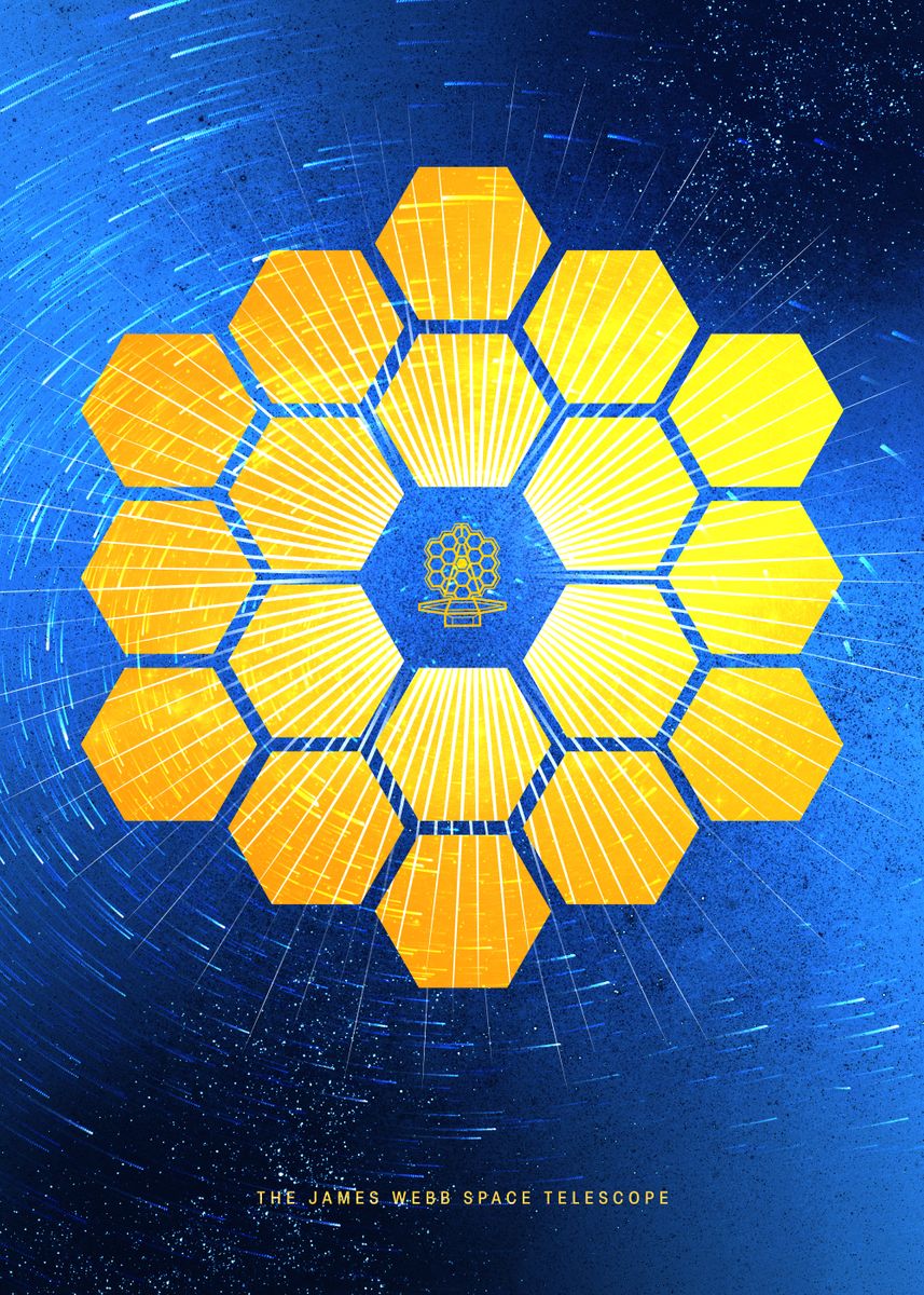 'Honeycomb Telescope' Poster, picture, metal print, paint by NASA ...
