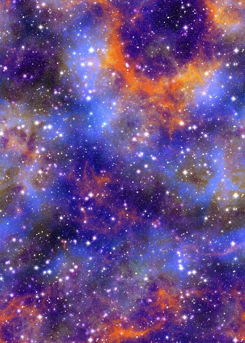 'Starry Space' Poster by Tom Cage | Displate