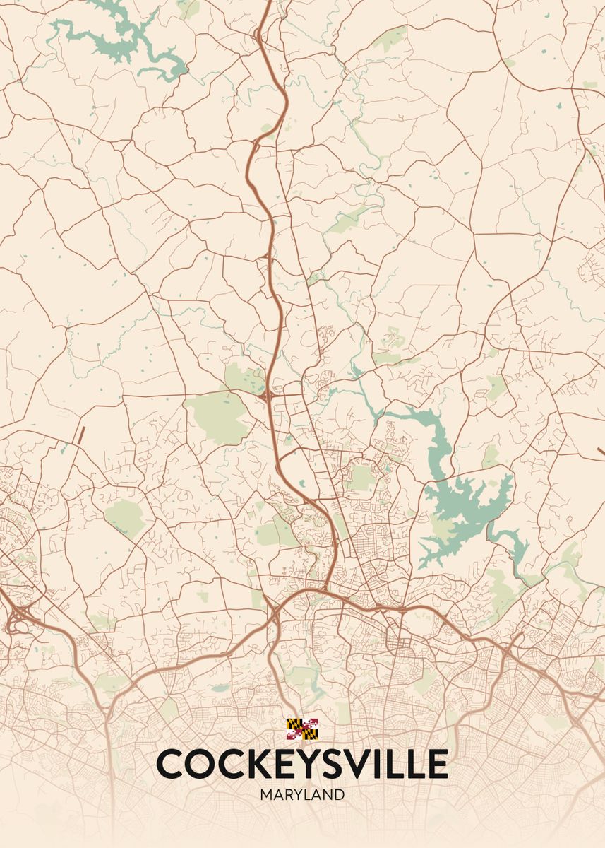'Cockeysville MD' Poster by IMR Designs | Displate