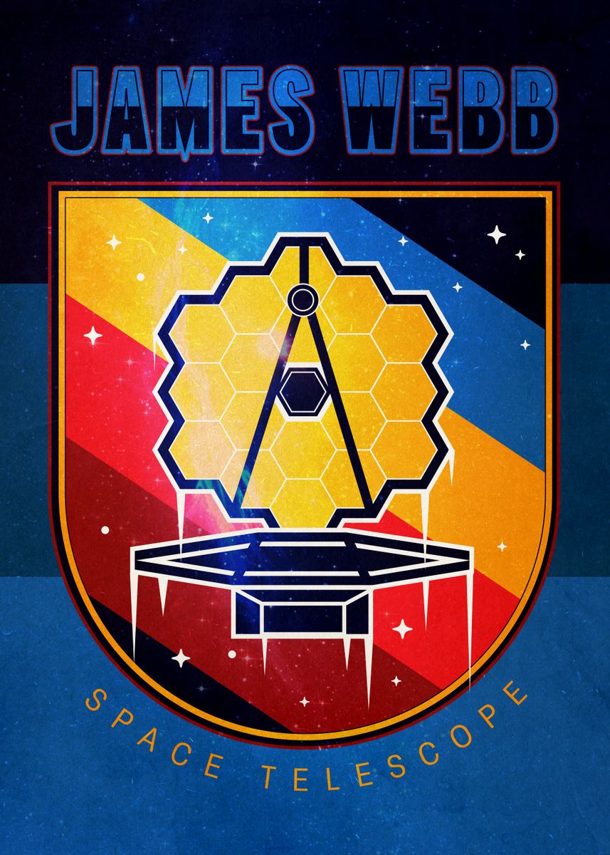 'James Webb Telescope Plate' Poster by NASA | Displate