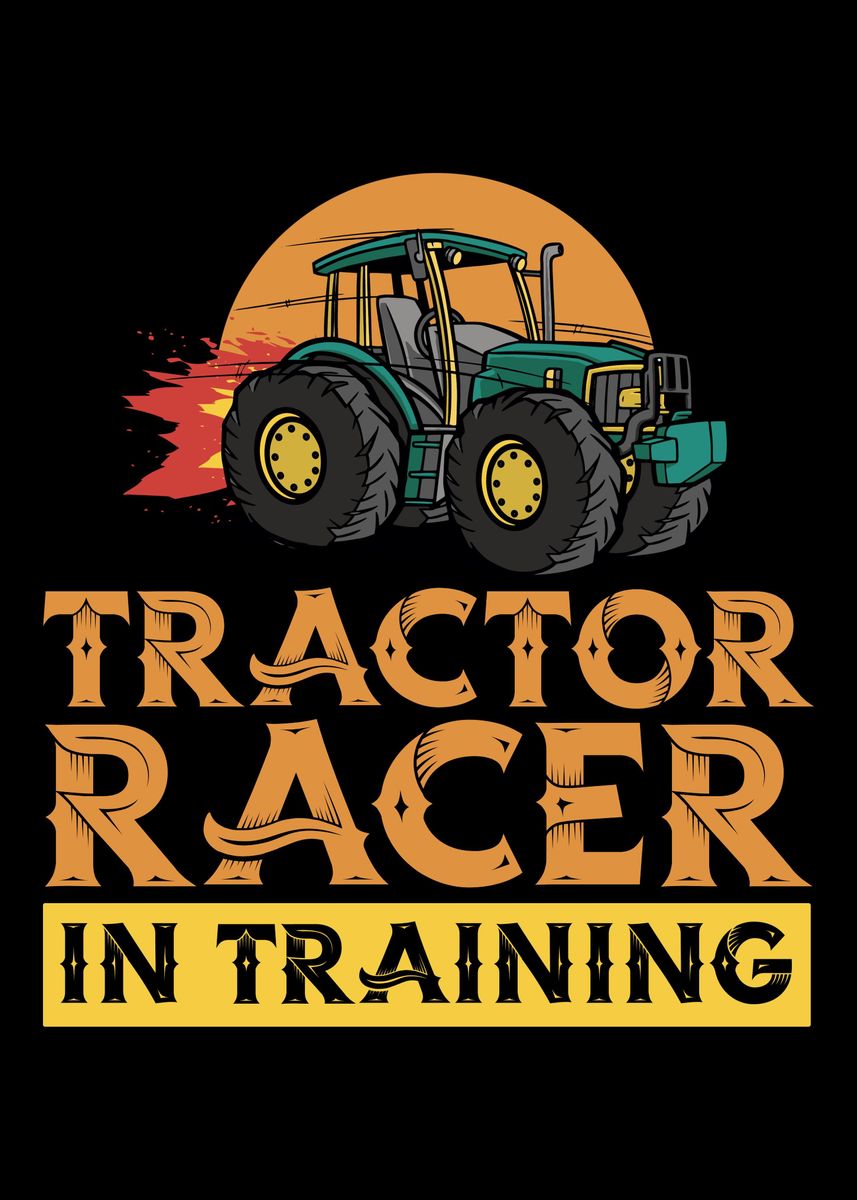 'Farming Farmer Tractor' Poster, picture, metal print, paint by ...