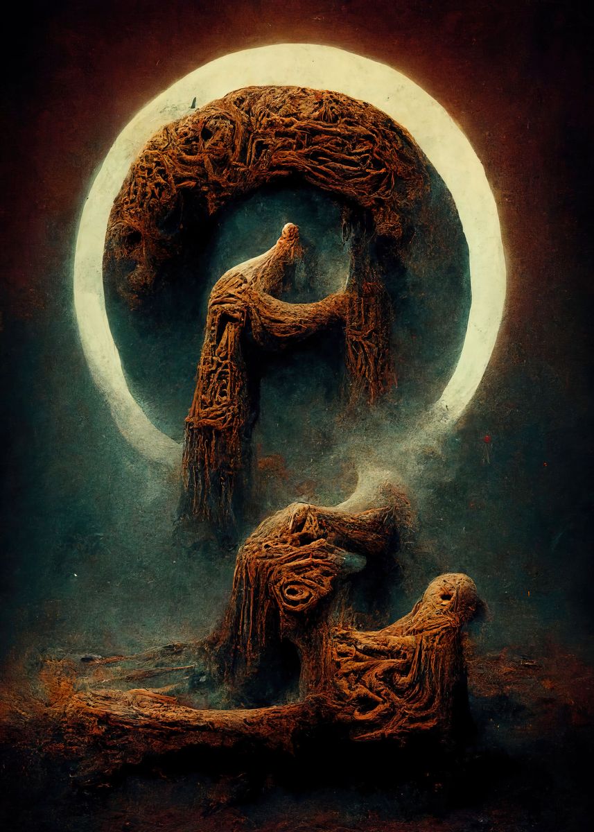 'Ancient Sacrifice' Poster, picture, metal print, paint by Seiðr | Displate