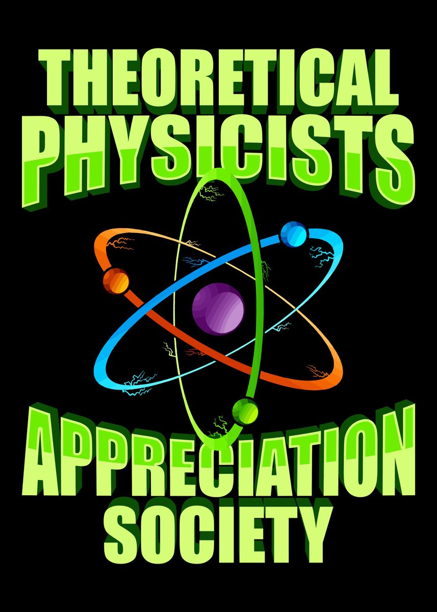 'Physics Physicist' Poster, picture, metal print, paint by BobbyBubble ...