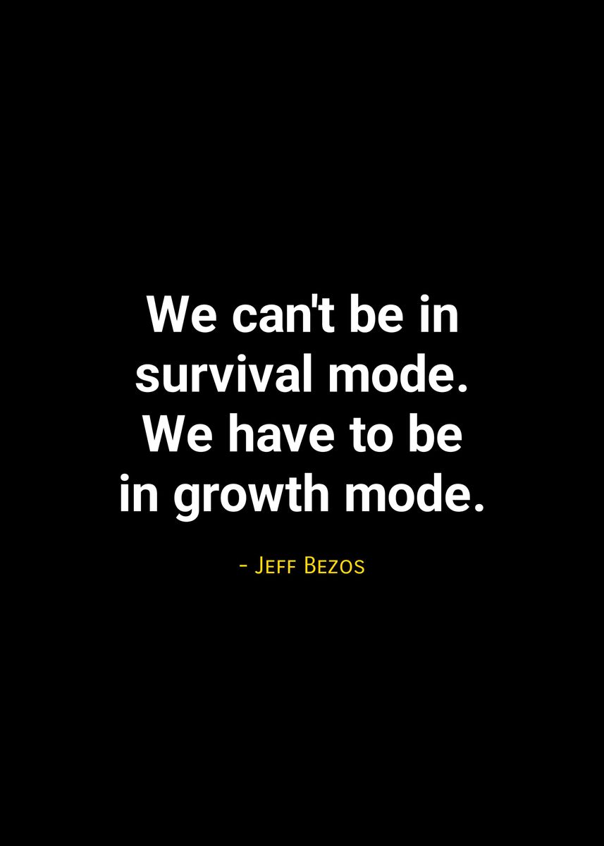 'Jeff Bezos quotes' Poster, picture, metal print, paint by DNSM | Displate