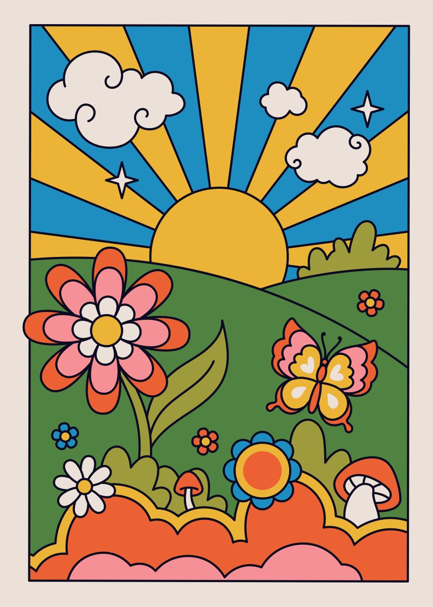 'colorfull' Poster by Robet Erick | Displate