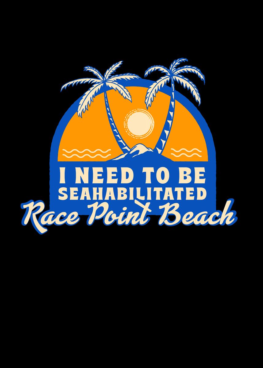 'Race Point Beach Summer' Poster by MaximusDesigns | Displate