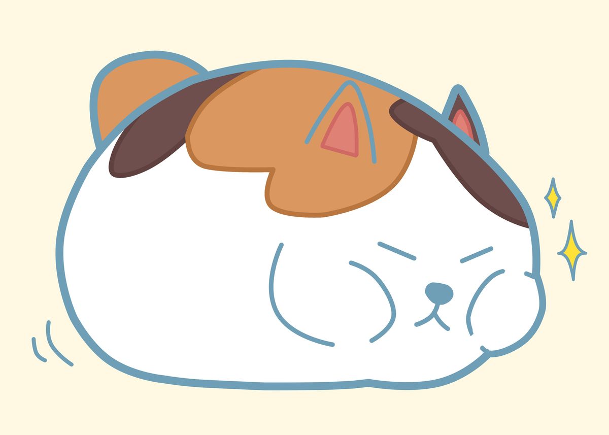 'Chad Fat Cat FFXIV' Poster by AshnoAlice | Displate