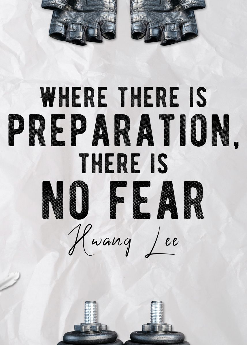 'No Fear' Poster, picture, metal print, paint by Colorize Studio | Displate