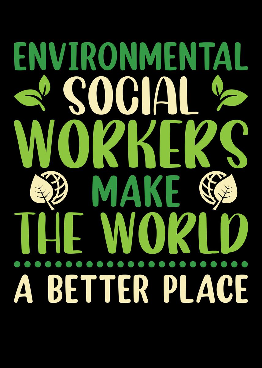 'Social Worker' Poster, picture, metal print, paint by Lukes Pixel ...