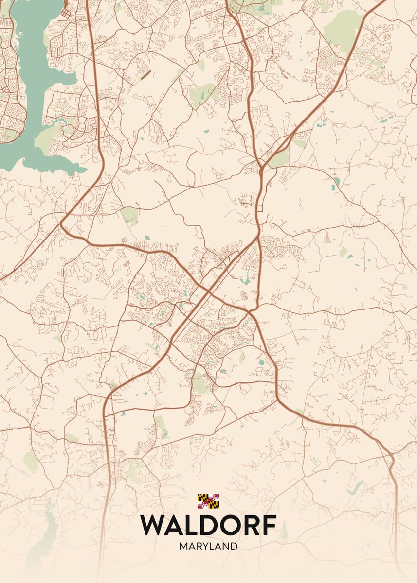 'Waldorf MD' Poster, picture, metal print, paint by IMR Designs | Displate