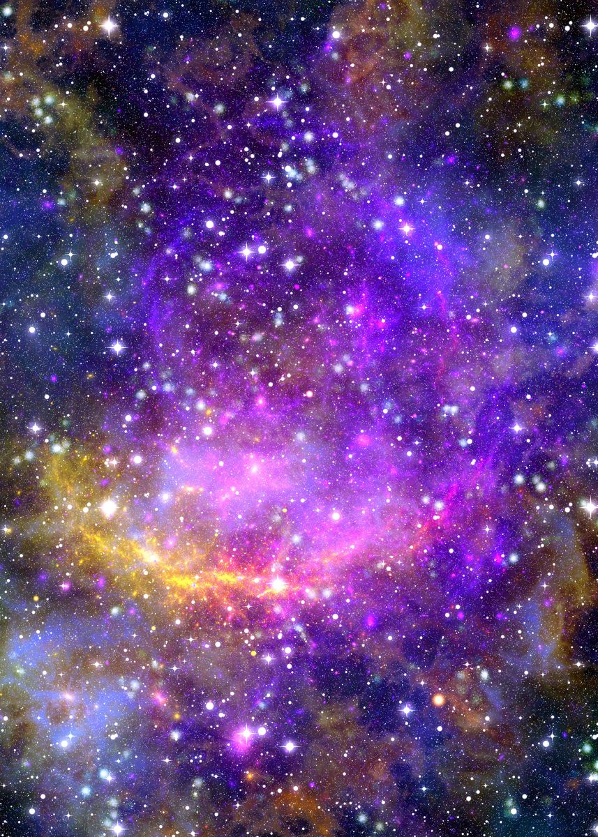 'Lovely Space' Poster, picture, metal print, paint by Tom Cage | Displate