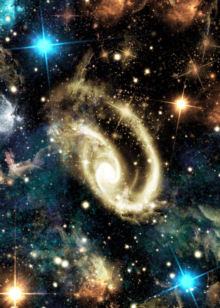 'Celestial Galaxy' Poster, picture, metal print, paint by Tom Cage ...