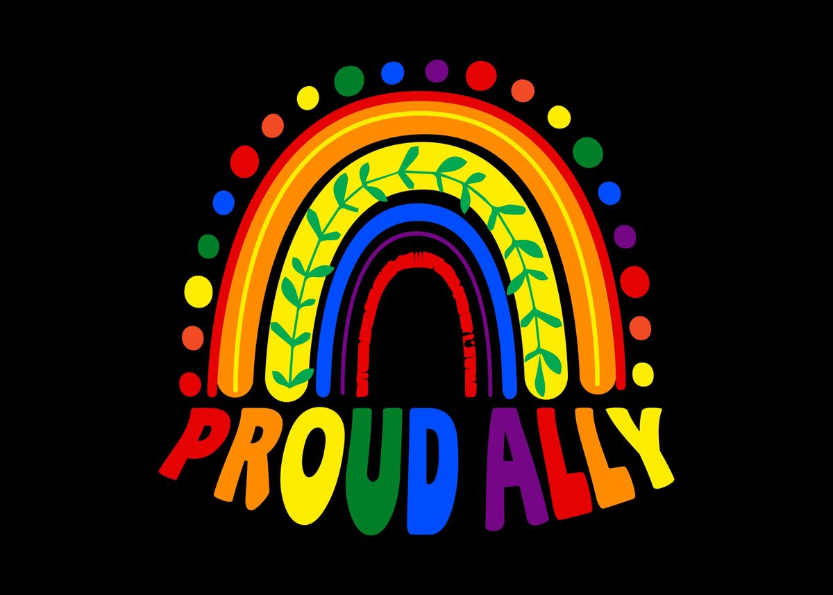 'Proud Ally' Poster by queerappear | Displate
