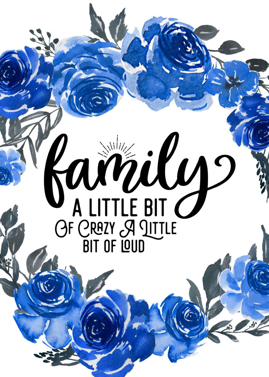 'Family Crazy Loud' Poster, picture, metal print, paint by Juliana RW ...