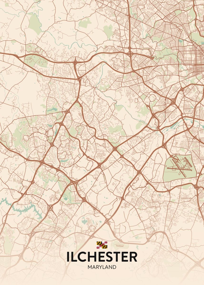 'Ilchester MD' Poster, picture, metal print, paint by IMR Designs ...