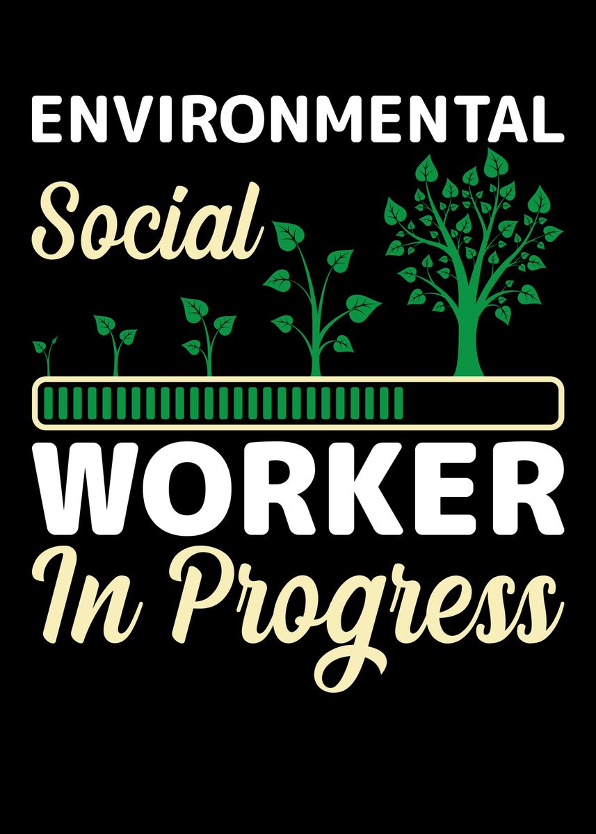 'Social Worker' Poster, picture, metal print, paint by Lukes Pixel ...