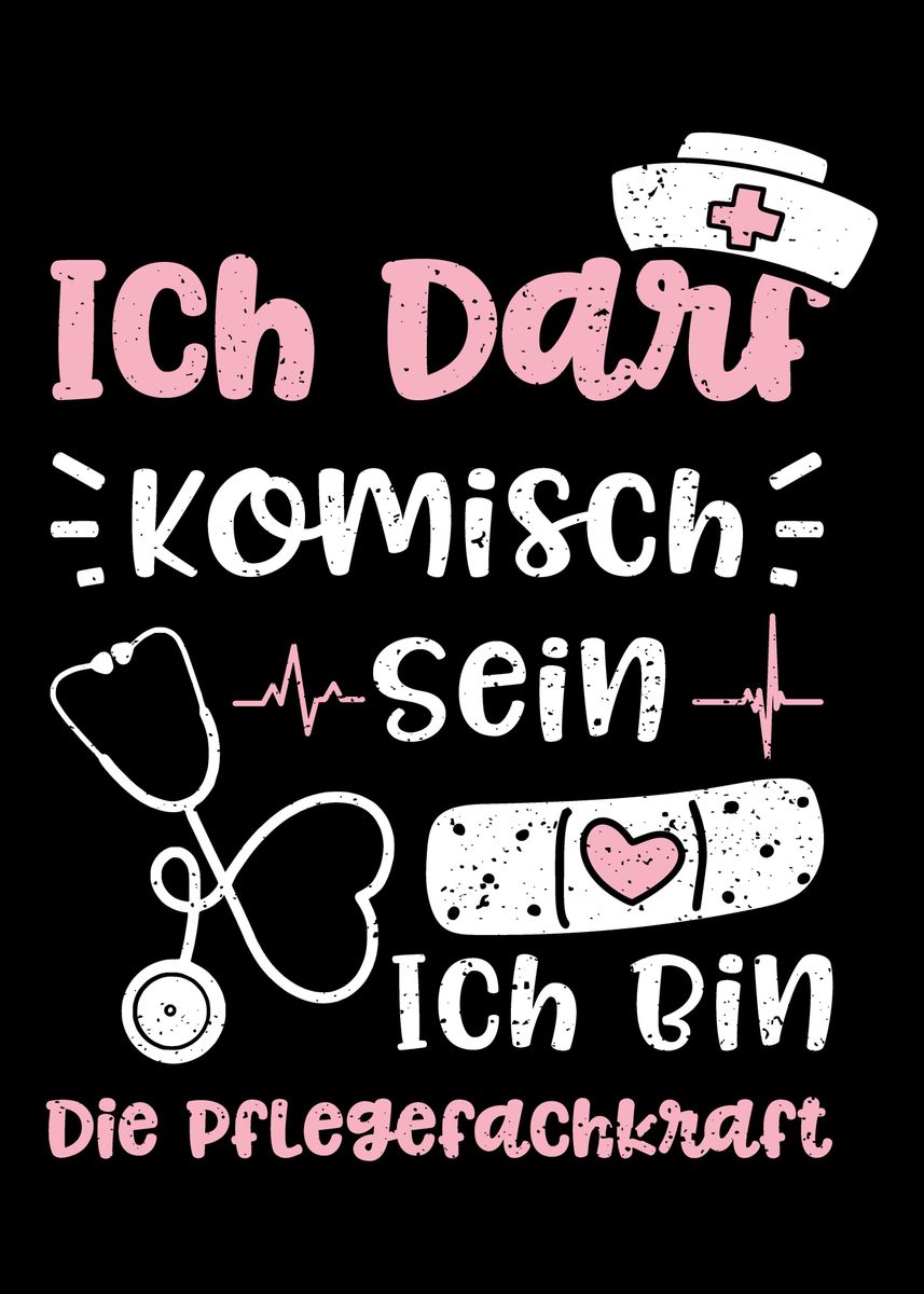 Ich Darf Komisch Sein Ich Poster By Designsbyjnk5 Displate 9902