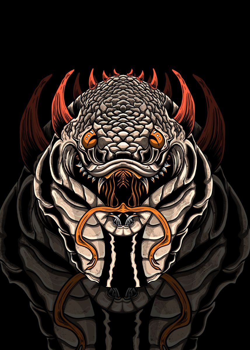 'Snake King' Poster by lastchoice | Displate