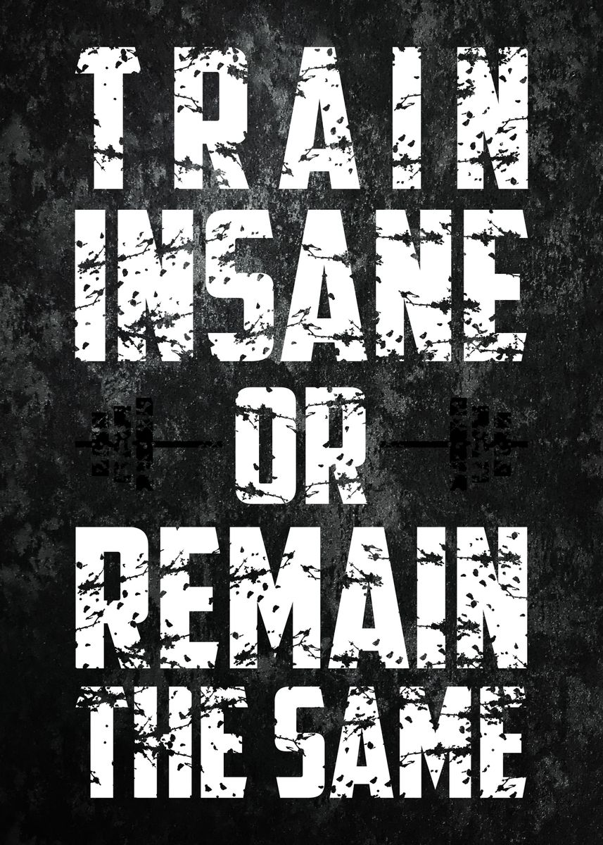 'Train Insane' Poster by albran karan | Displate