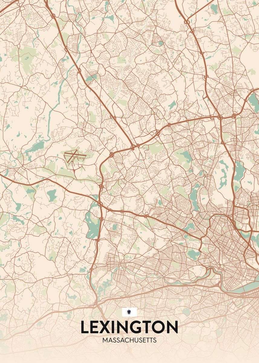 'Lexington MA' Poster by IMR Designs | Displate