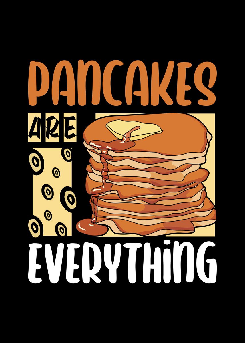 'Pancakes' Poster by Sebastian Wünsche | Displate