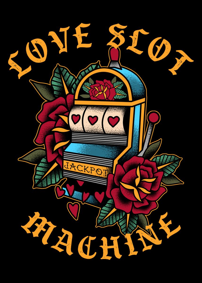 'slot machine' Poster by madart studio | Displate